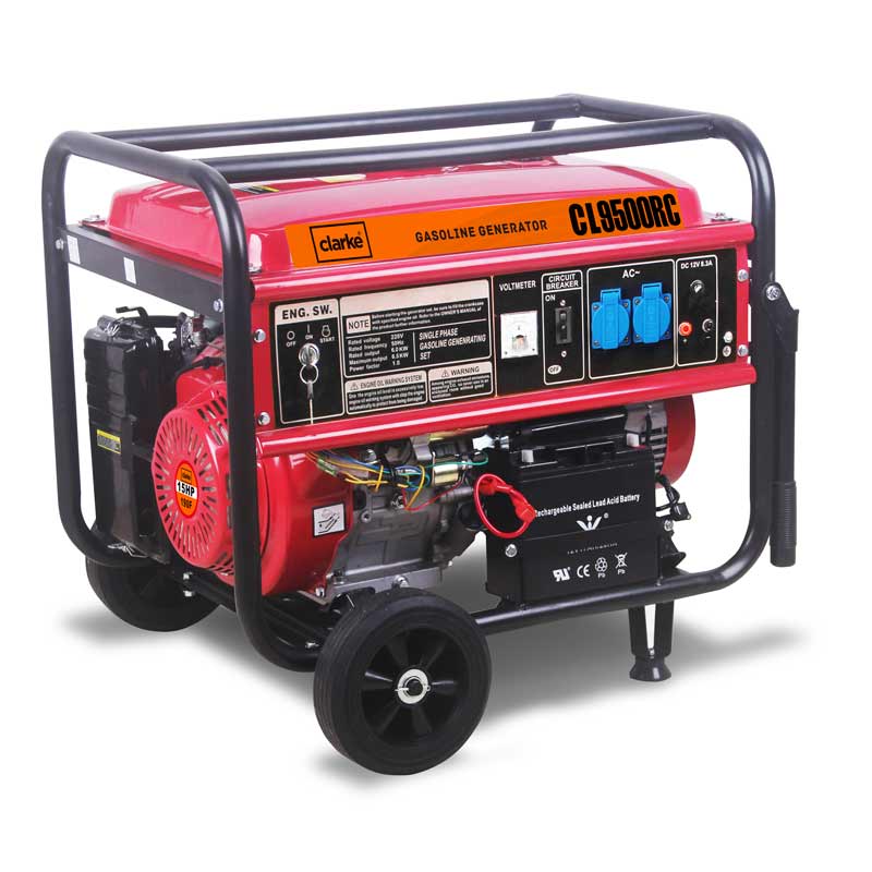 Buy Clarke® Industrial Tools-Gasoline Generator 6.5kw with Electric ...